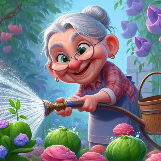 5D Diamond Painting Oma Die Van Tuinieren Houdt – diamond paint hobby