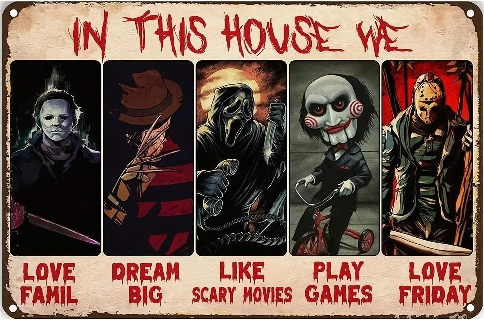 Diamond Painting Horror Karakterposters – diamond paint hobby