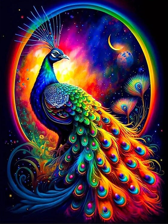 5D Diamond Painting Prachtige Pauw – diamond paint hobby