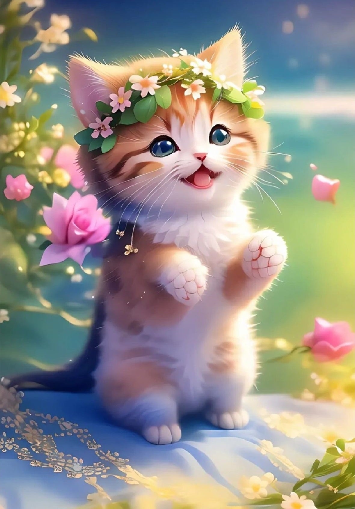 Diamond Painting Schattig Katje – diamond paint hobby