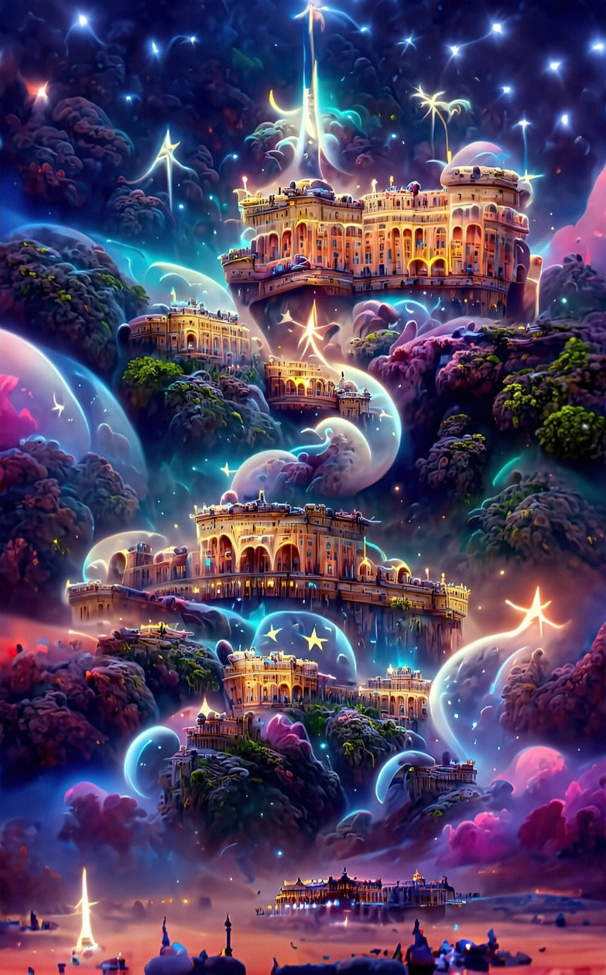 5D Diamond Painting Devil's Town – diamond paint hobby