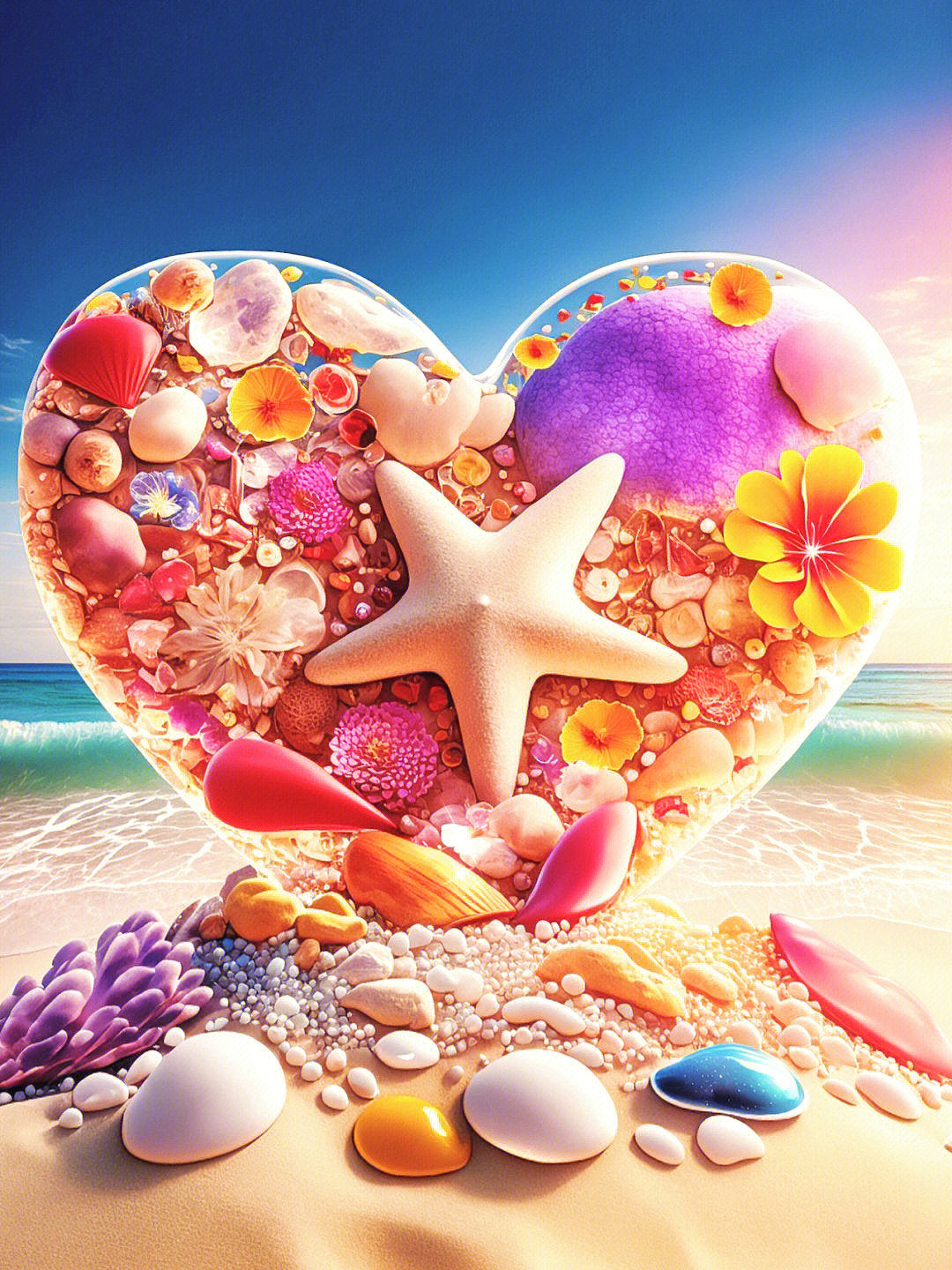 5D Diamond Painting Hart Van De Zee – diamond paint hobby